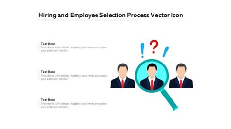Employee Hiring Process Vector Icon PowerPoint Templates Slides And Graphics