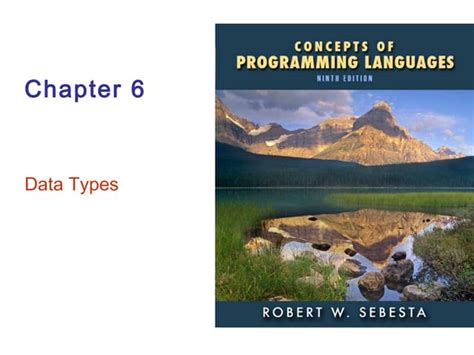 6 Data Types Ppt Programming Languages Computing