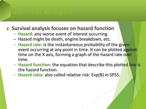 Survival Analysis Using SPSS PDF Technology Computing