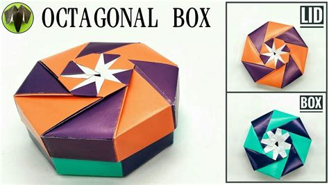 Octagonal Box Modular Origami Diy Tutorial 850 Youtube
