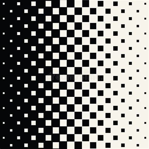 Abstract Geometric Black And White Graphic Halftone Hexagon Pattern Background Stock Vector