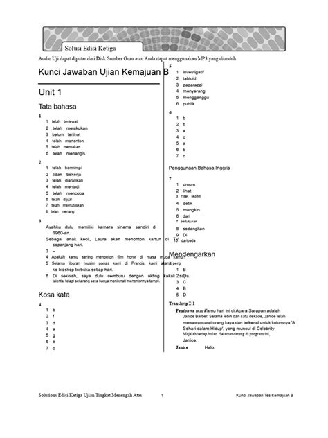 Sol3e Uppint Progress Test Answer Keys B11 Pdf