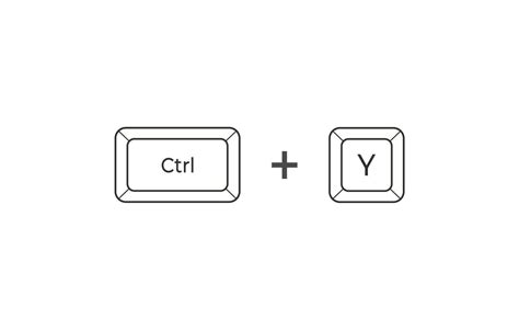 Crtl Y Keyboard Shortcuts In Flat Style 55061344 Vector Art At Vecteezy