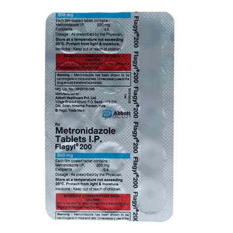 Flagyl 200 Metronidazole 200 Mg Viagcial Buy Generic Medicine Online Quick Delivery
