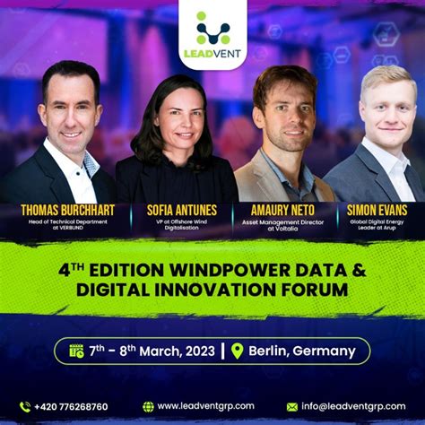Leadvent Group On Linkedin 4th Edition Windpower Data And Digital Innovation Forum