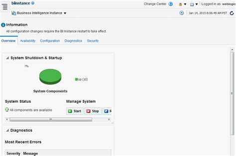 Manage System Components Using Fusion Middleware Control