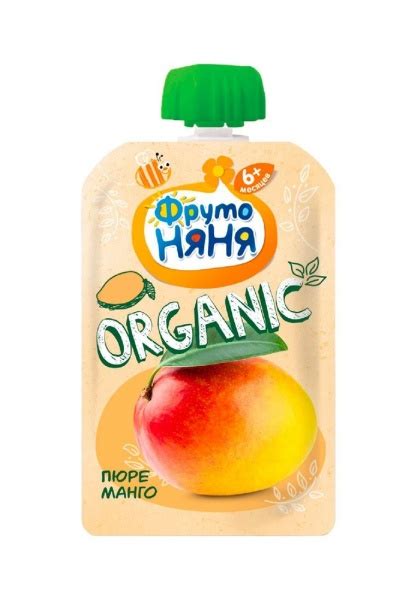 Детское питание Фруто Няня Organic Пюре манго | отзывы