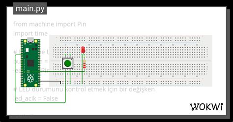 Led Button Wokwi ESP32 STM32 Arduino Simulator