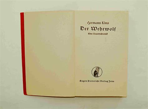 Der Wehrwolf Eine Bauernchronik