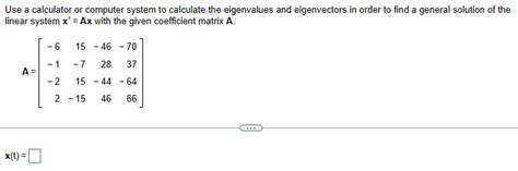 Solved Use A Calculator Or Computer System To Calculate The Chegg