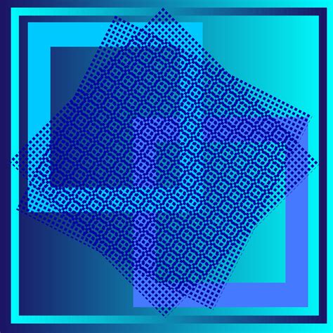 Vector Abstract Monochromatic Geometric Pattern In The Form Of Squares