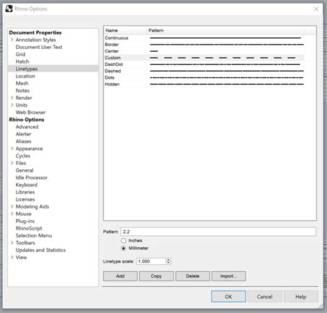creating custom linetypes rhino mcneel forum