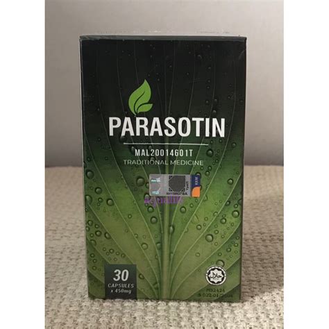 Parasotin 30 Capsules Halal With Kkm Sticker Exp 14062026 Shopee