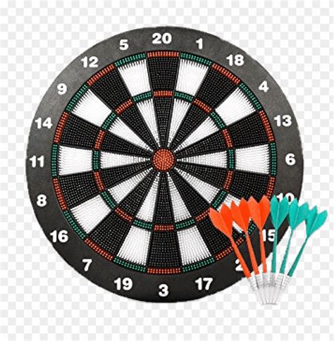 Dart Board And Darts PNG TOPpng