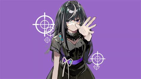 Anime Girl 4k Purple Wallpapers Wallpaper Cave