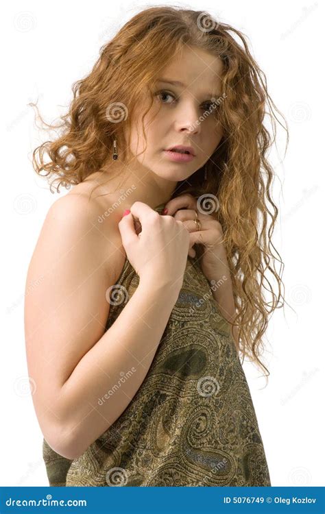 Embarrassment Stock Image Image Of Frightened Beauty 5076749
