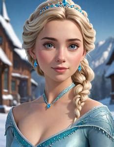 Adult Elsa Costume Fancy Dress Free Face Swap Id