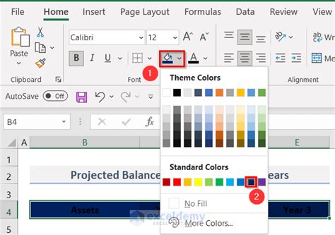 How To Create Projected Balance Sheet Format For 3 Years In Excel