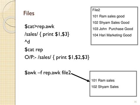 Ppt Introduction To Shell Script And Awk Programming Powerpoint