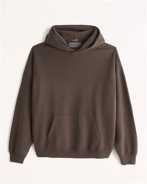 Mens Essential Popover Hoodie Mens Tops