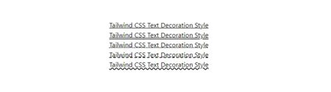 How To Use Text Decoration Style In Tailwind Css Larainfo