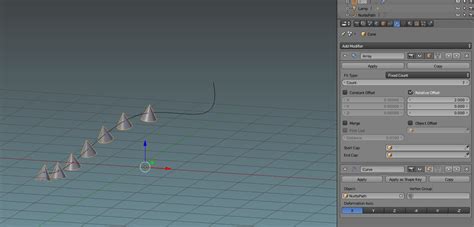 How Do I Make An Object With Array Curve Modifier Stand Straight On A