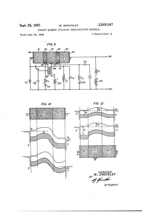 Patent Us2569347 Circuit Element Utilizing Semiconductive Material
