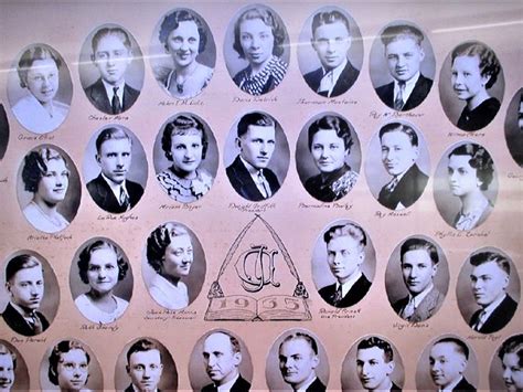 1935 Jchs Graduating Class Composite Photo Historical Society