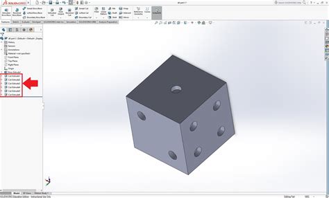 Learning A Few Basic Functions Of Solidworks Making A Six Sided Dice 22 Steps Instructables Learning A Few Basic Functions Of Solidworks Making A Six Sided Dice 22 Steps Instructables