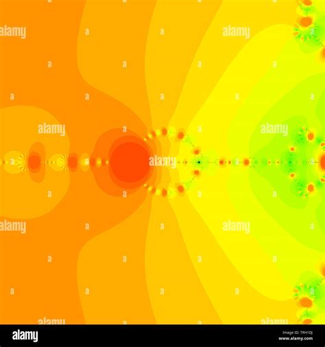Computer Graphics Image Of The Beautiful And Fascinating Fractal Behaviour Of A Mathematical