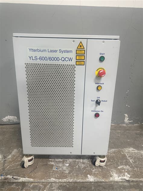 Ipg Ytterbium Yls 6006000 Qwm Ac Laser System With Fiber Laser Cable
