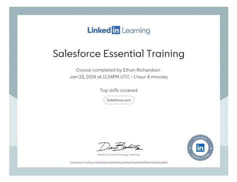 Ethan Richardson On Linkedin Linkedinlearning Salesforce