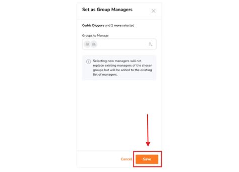 Add And Assign Managers To Groups