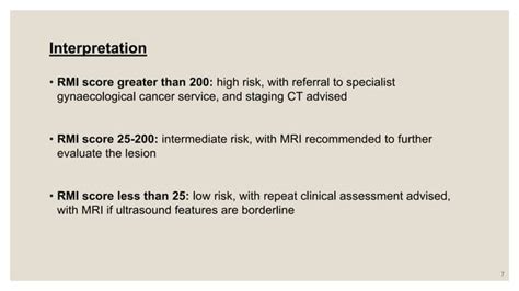 Risk Malignancy Index Obstetrics Pptpptx