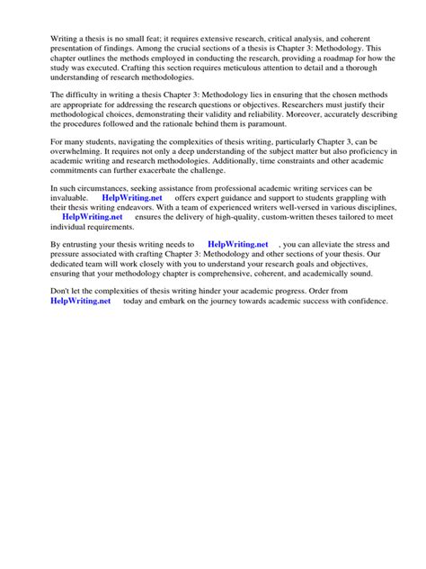 Sample Of Thesis Chapter 3 Methodology Download Free Pdf Methodology Qualitative Research