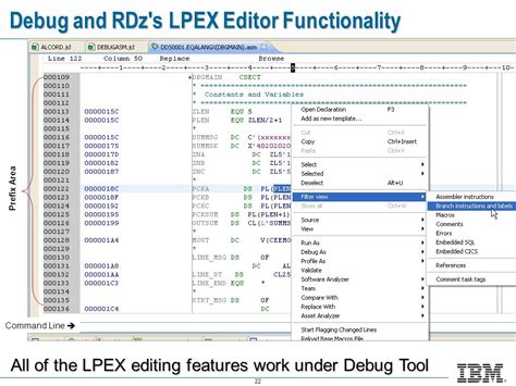 rdz workbench debugging z os assembler applications ppt download