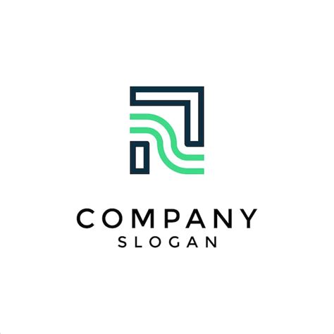 Premium Vector R Flow Line Lettermark Logo