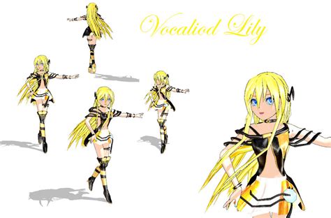 Mmd Vocaloid Lily Model Dl By R3flecti0nofdarkn3ss On Deviantart