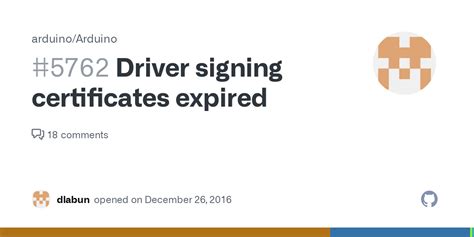 Driver Signing Certificates Expired Issue Arduino Arduino Github