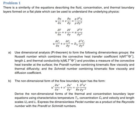 Problem 1 There Is A Similarity Of The Equations