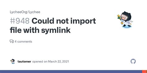 Could Not Import File With Symlink · Issue 948 · Lycheeorglychee · Github