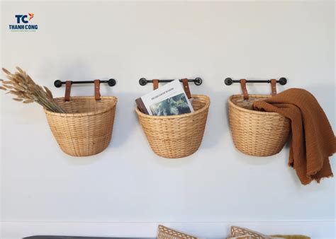 How To Hang Wicker Baskets On Wall For Storage 1 Thanh Cong Handicraft Export Co Ltd