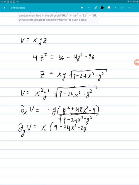 solved use the method of lagrange iultipliers to fiud the volume of the