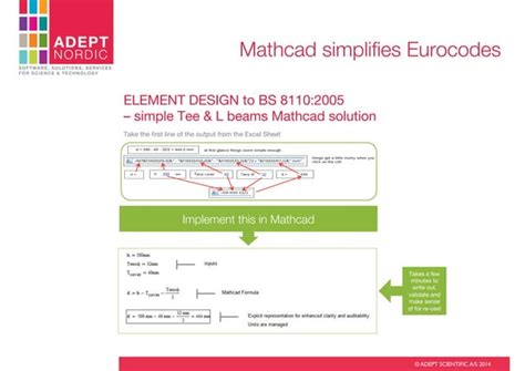 Mathcad Eurocodes Save Time 1401 Pdf Technology And Computing
