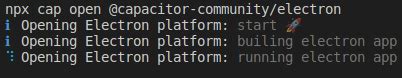 Electron Window Not Opening After Installing Capacitor Community Sqlite Dependency Issue