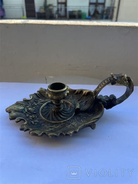 Старий бронзовий підсвічник 116072483 купити Violity