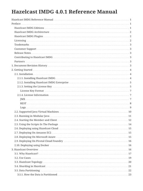 hazelcast manual pdf pdf data management operating system technology