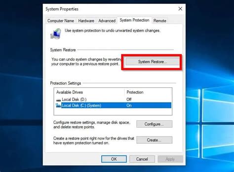 How To Enable And Use System Restore In Windows 10 Itechguides