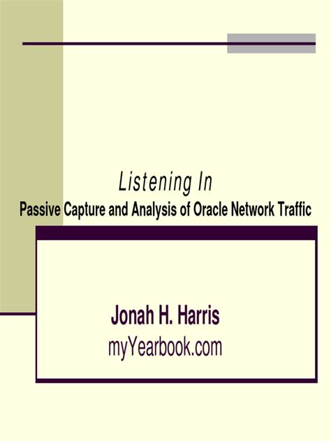 Harris Listening In Download Free Pdf Computer Network