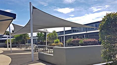 Sentinel Shade Systems Summit Series Shade Sails Square Sherbet Orange